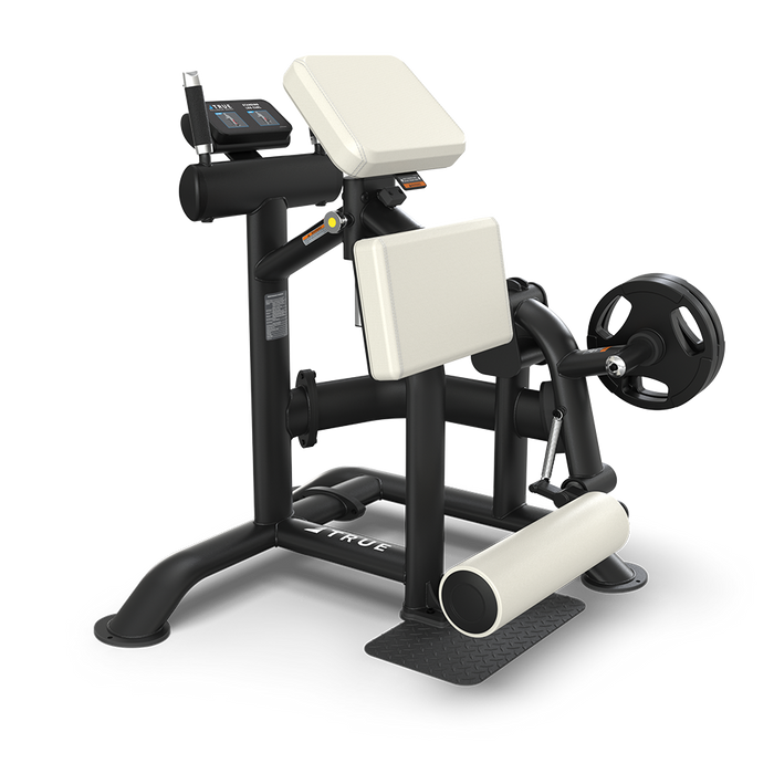 True Fitness Palladium Plate Loaded Standing Leg Curl — Leisure ...